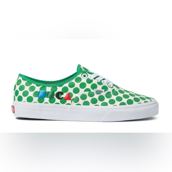 Vans | Shoes | Vans Authentic Moca Green Dot Sneakers | Poshmark